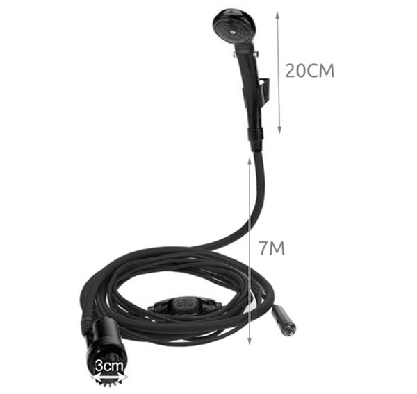 Venkovní přenosná sprcha s ponorným čerpadlem na 12V | Cestování | Fortel